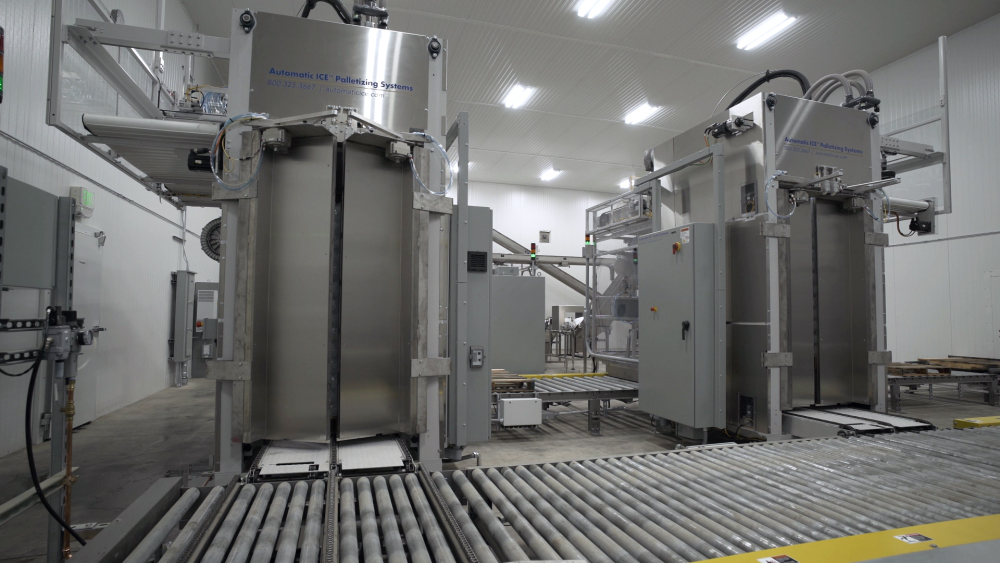 Palletizing Equipment – Commercial Ice Palletizing Equipment Palletizing Equipment – Commercial Ice Palletizing Equipment