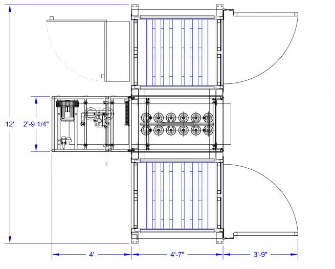 Palletizing Equipment – SA2 Semi-Automatic Palletizing Machine